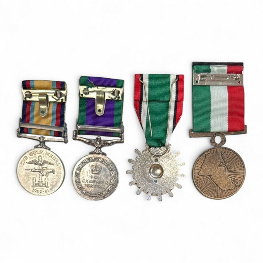Gulf War Medal Group, named (24805250 Gnr.R.A.Jameson R.A) to include ...
