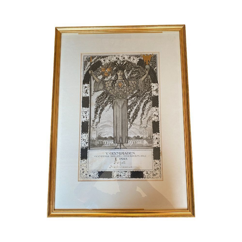Olympic Gold Medal Diploma and Football Interest. A Gold Medal Olym[pic ...