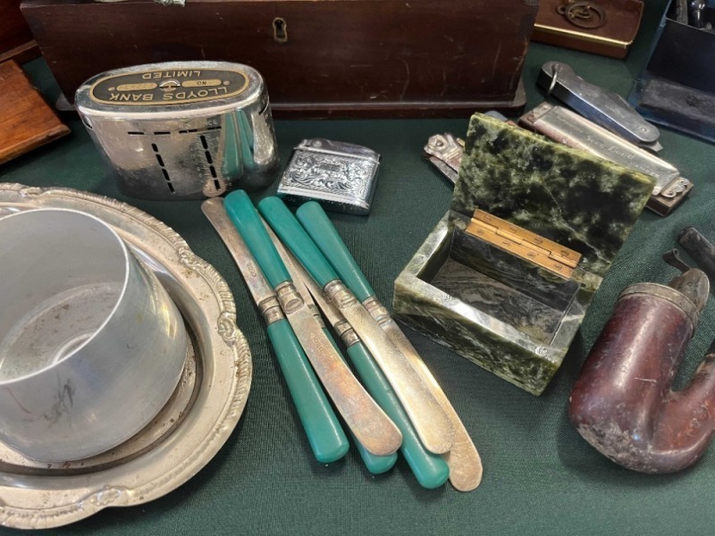 A selection of collectible items