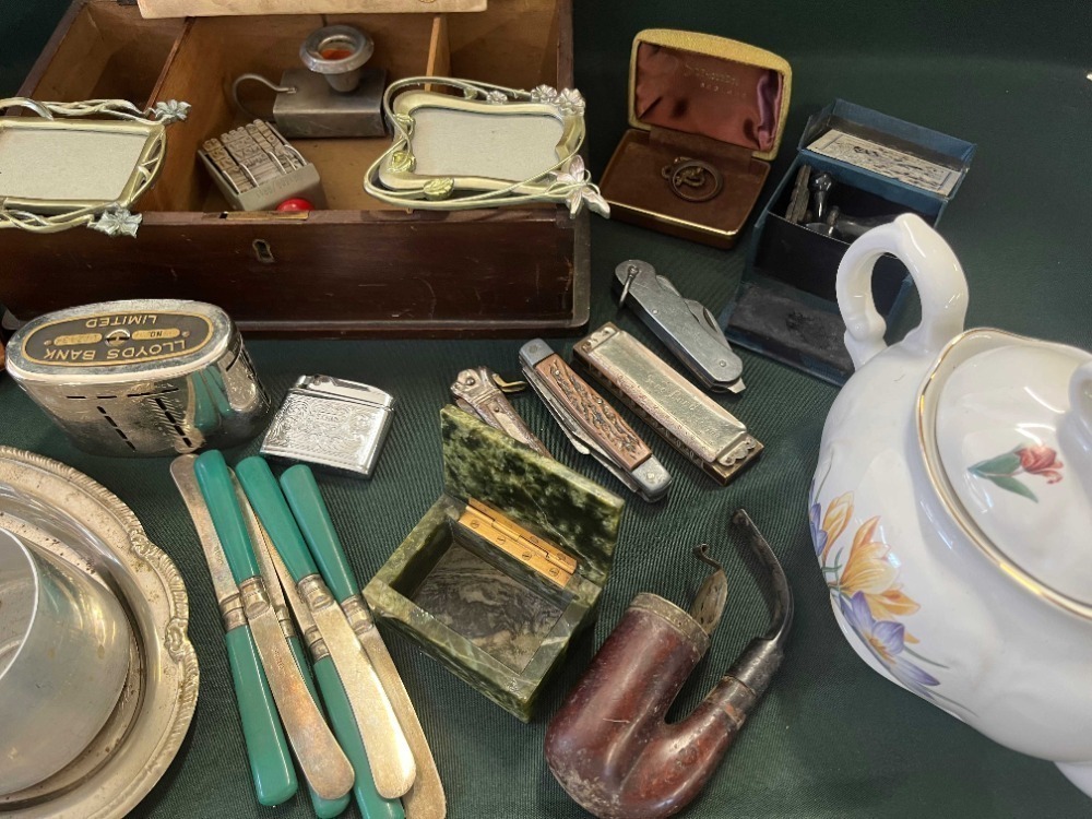 A selection of collectible items