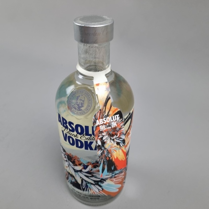 Absolut Blank #2 Limited Edition Original Vodka. Label Designed by ...