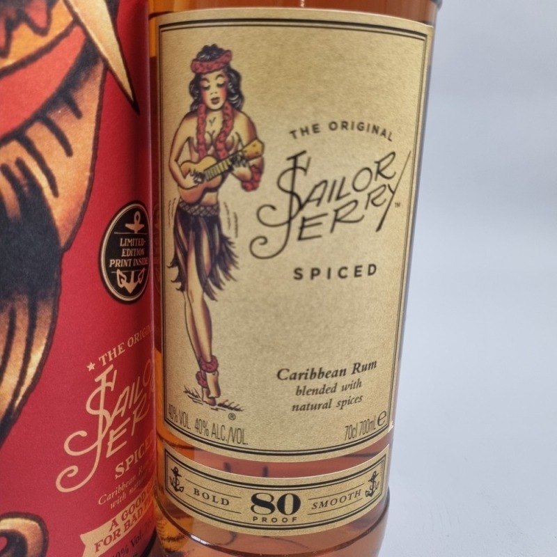 Sailor Jerry Spiced Rum 80 Proof Limited Edition Design - Design by ...