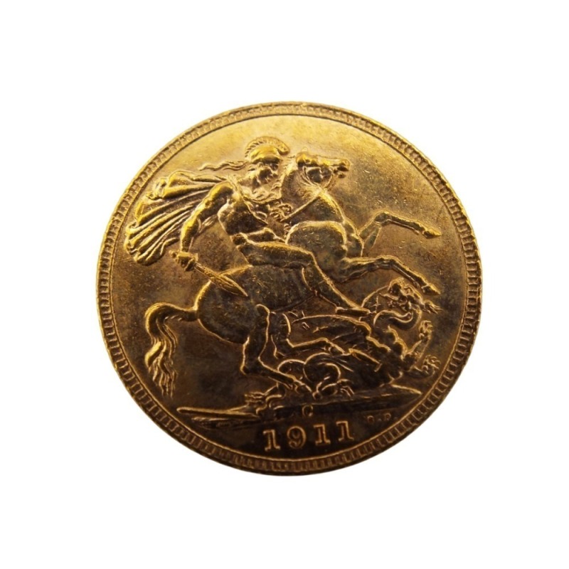 The Royal Mint The Sovereign George V Coronation Two-Coin Set ...