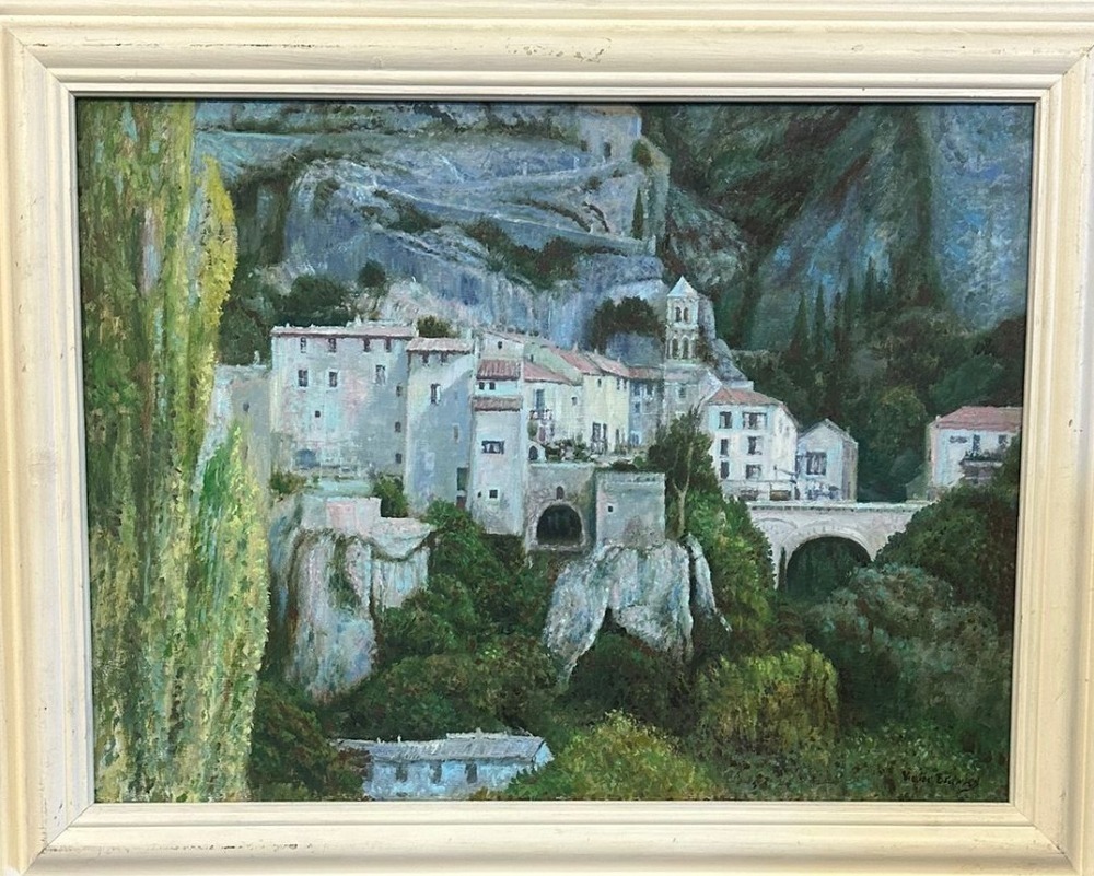 Victor Bramley (1933-2014). Clodgy Path (St Ives) 1961; Sepia ink on ...