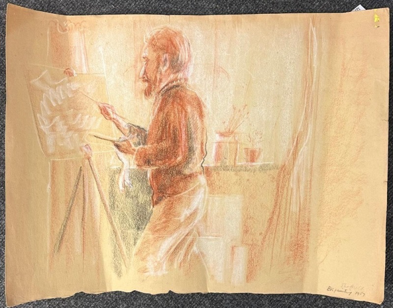 Victor Bramley (1933-2014). Portraits of Brian Robinson Seven various ...