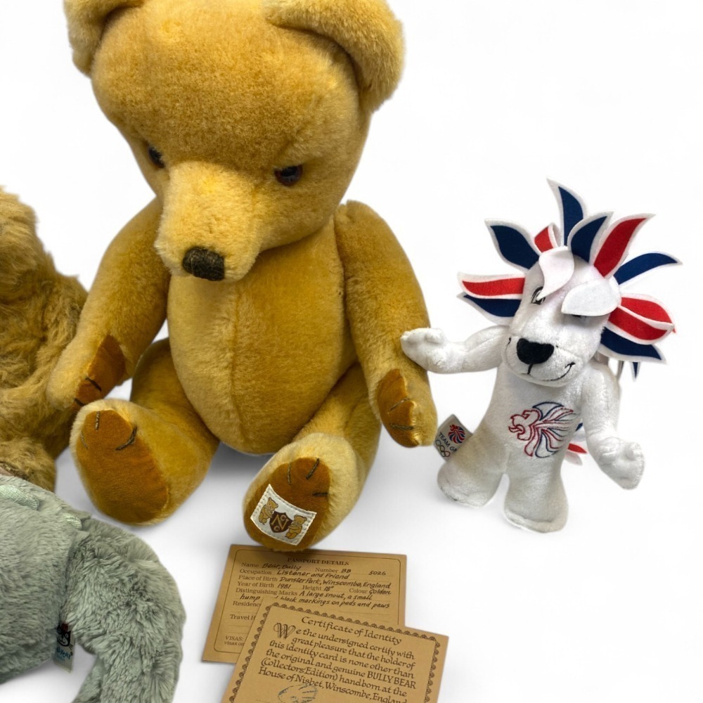 A Collection of Assorted Teddy Bears, including a Nisbet Bully Bear, a ...