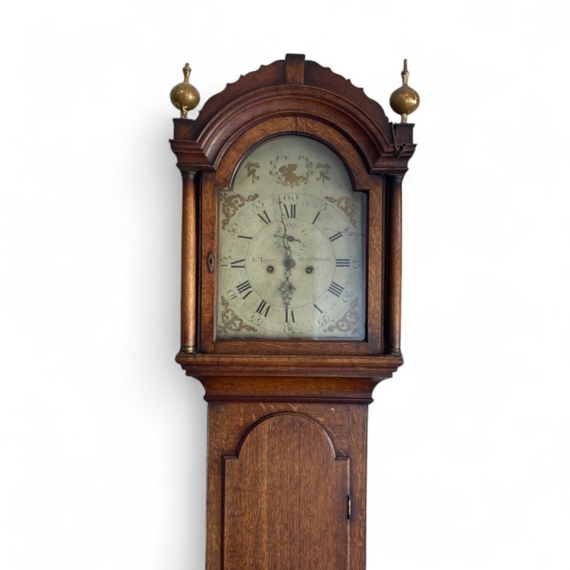 A 19th Century Oak Cased Longcase Clock, by James Loose of Snettisham ...