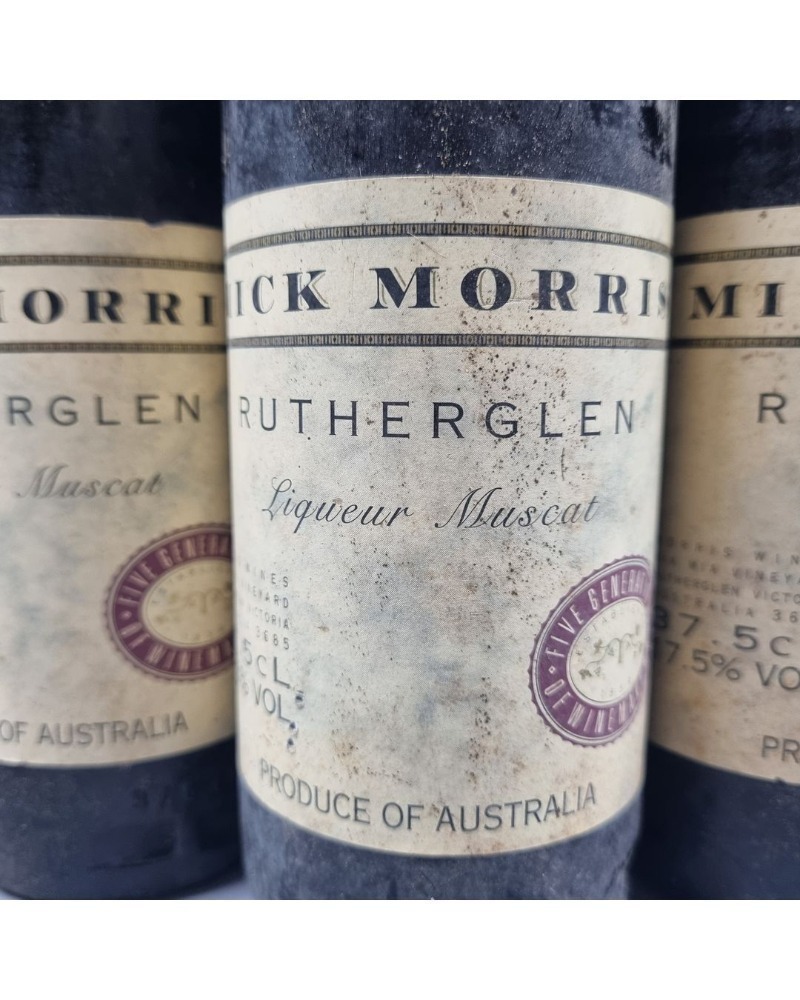 * VAT* 8 Half Bottles Mick Morris Liquer Muscat Ruthergelen, Australia ...