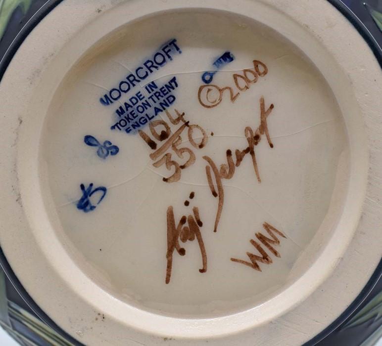 Moorcroft: A Moorcroft Limited Edition 'Wolfsbane' vase of baluster ...