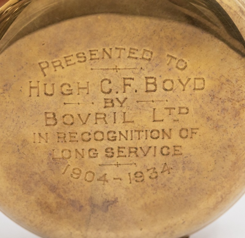 An early 20th century 9ct gold cased Cudos open faced pocket watch ...