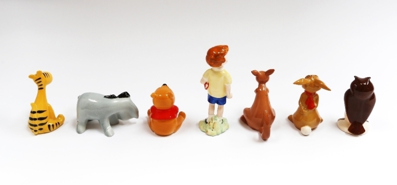 A set of Beswick Winnie the Pooh series figures , including Winnie the ...