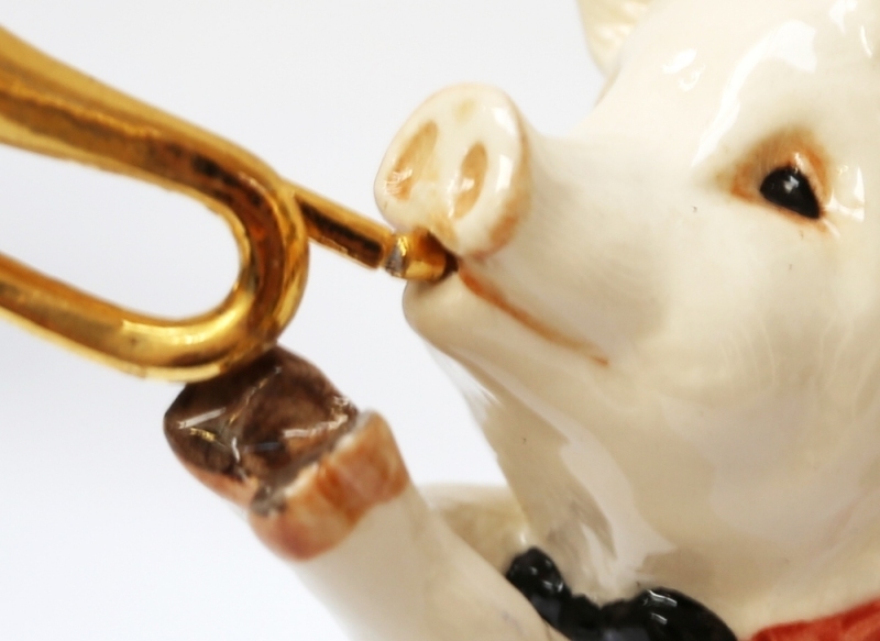 A set of Beswick figures , 'The Pig Promenade Band' to include ...