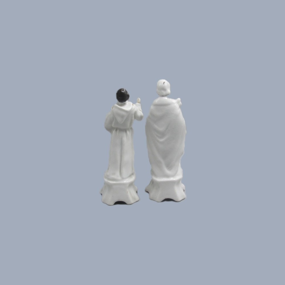 Two Staffordshire figures of St Joseph, by Joseph Unwin, Cornhill works ...
