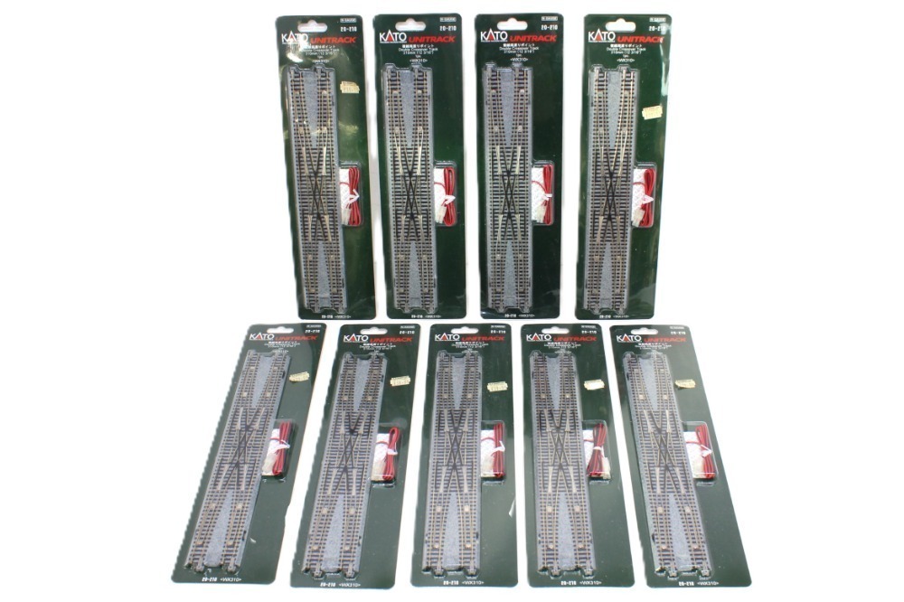 Kato: A collection of nine carded Kato: Precision Railroad Models, N ...
