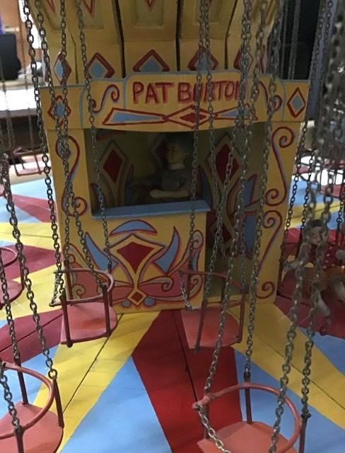 Fairground: superb model of fairground Chairoplanes, built nearly 50 ...