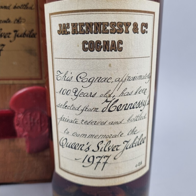Hennessy Queen Silver Jubilee 1977 100 Year Old Cognac - Limited ...