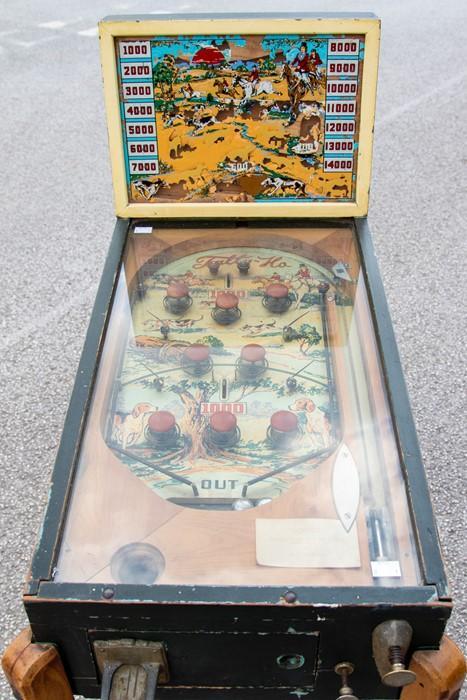 Pinball: A mid-1930's Tally-Ho Pinball Machine, Made by Genco, U.S.A ...