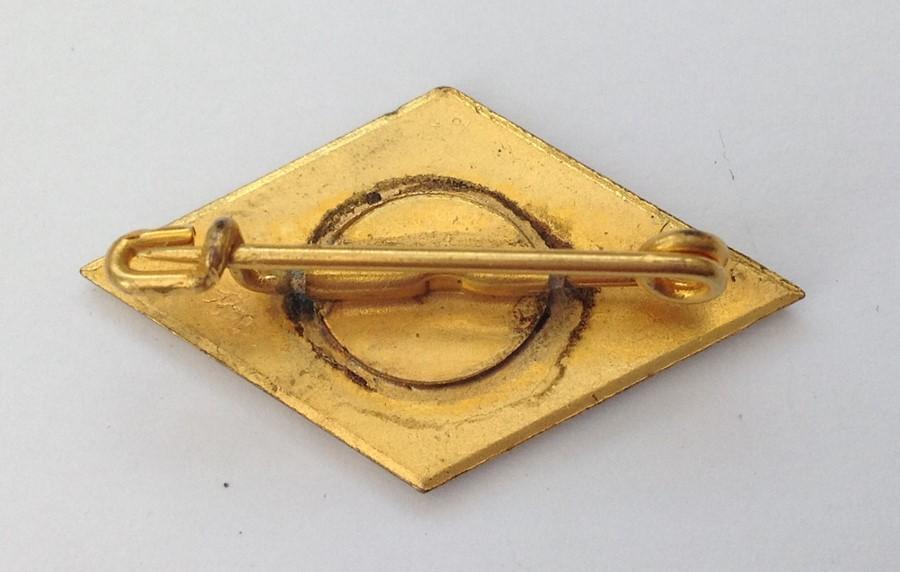 WW2 Third Reich Hitlerjugend Ehrenzeichen Hitler Youth Honour badge. No ...