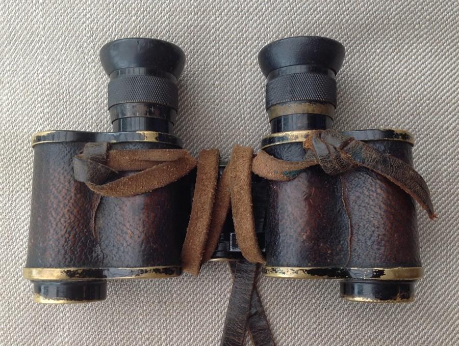 WW1 British Binoculars Prismatic No3 MkI x6 serial number 16539, maker ...