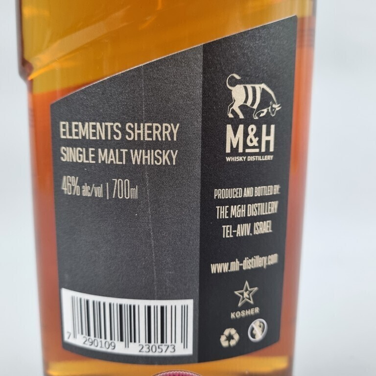 Milk and Honey Elements Sherry - Israel - 46% Vol Whisky